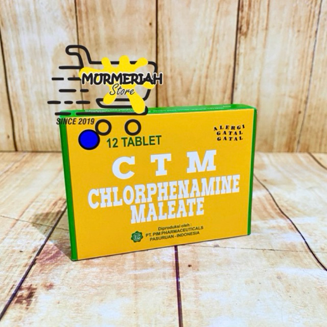 Jual CTM PIM 4 mg Pak isi 12 tablet-Obat Alergi Rhintis Gatal2 ...