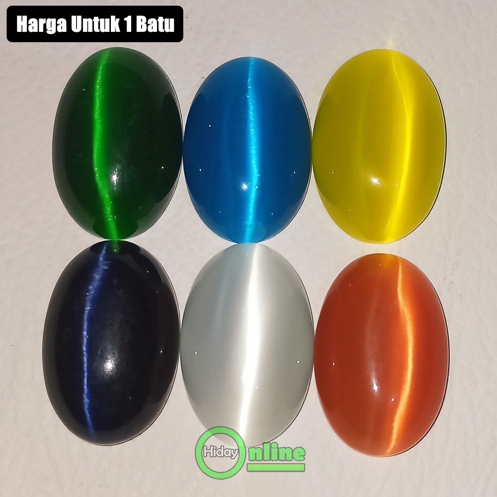 Jual PERMATA CAT EYE MATA KUCING MULTI WARNA CHATAM BIG SIZE MURAH ...