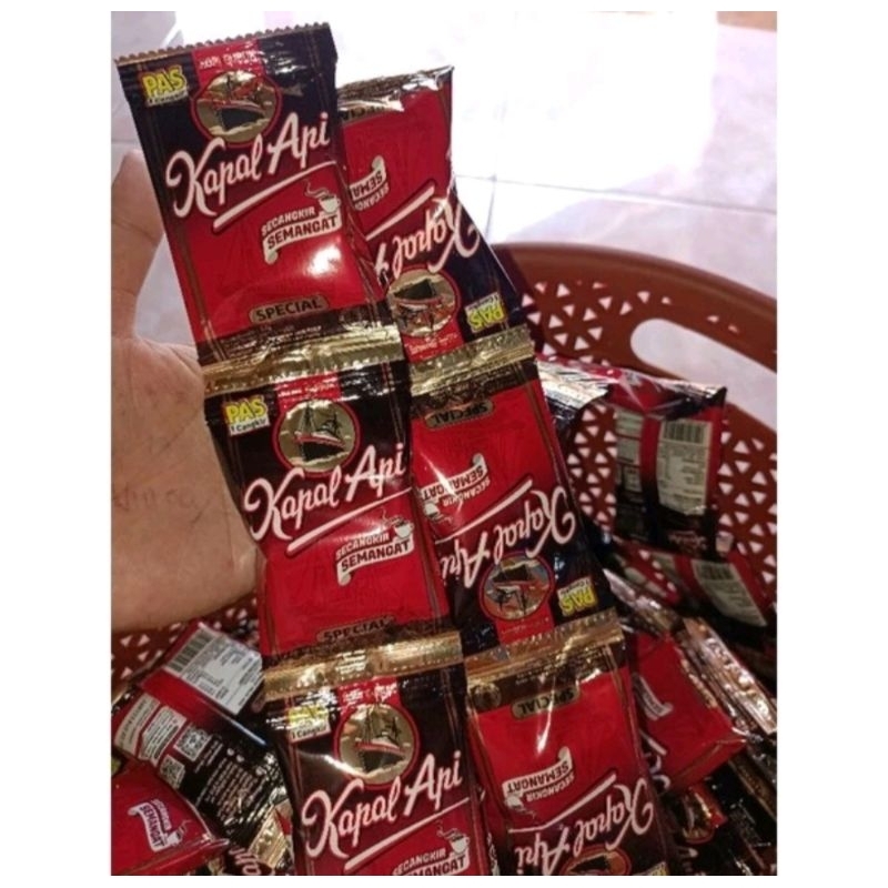 Jual KOPI BUBUK KAPAL API MINI ISI 10 SACHET @6 gram | Shopee Indonesia