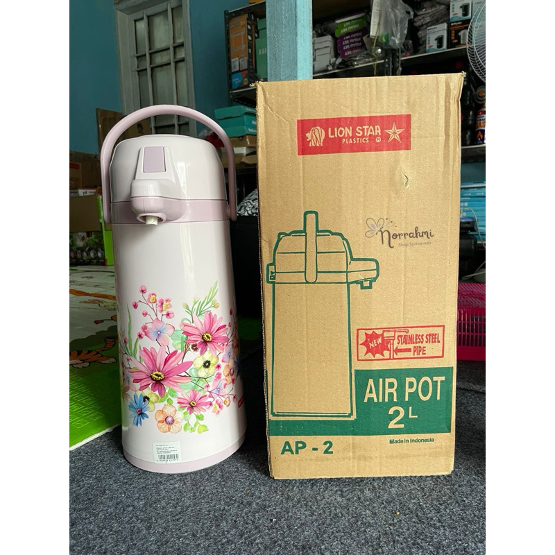 Jual Termos Air Panas Pompa Pencetan Lion Star 2 Liter | Shopee Indonesia
