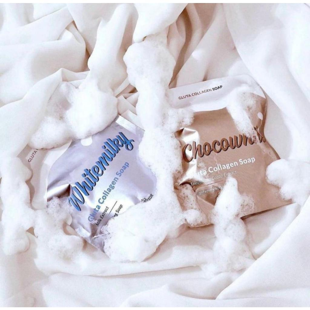 Jual BEAUTETOX Gluta Soap Collagen Chocowhite and Whitemilky, Sabun ...