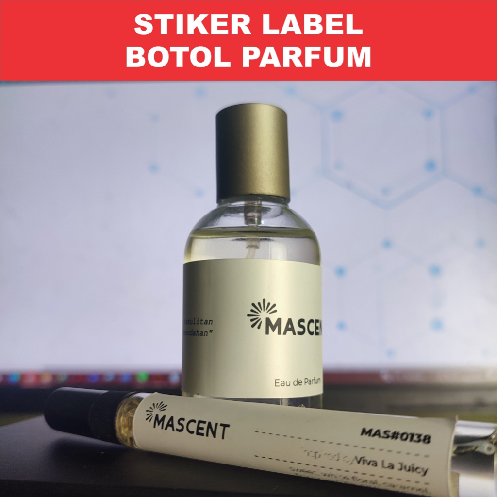Jual stiker Botol Parfum stiker label custom stiker logo parfum ...