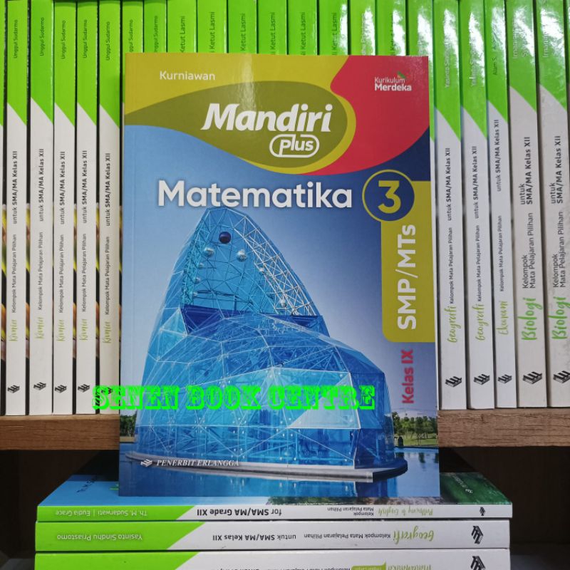 Jual Buku Mandiri Plus Matematika Kelas 3/IX/9 SMP Erlangga Kurikulum Merdeka | Shopee Indonesia