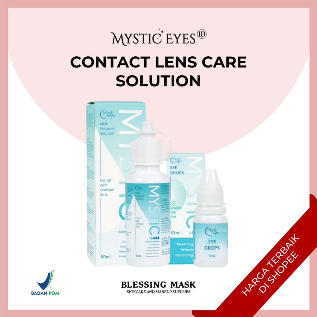Jual MYSTICEYES Contact Lens Care Solution 60mL | 120mL - MYSTIC EYE ...