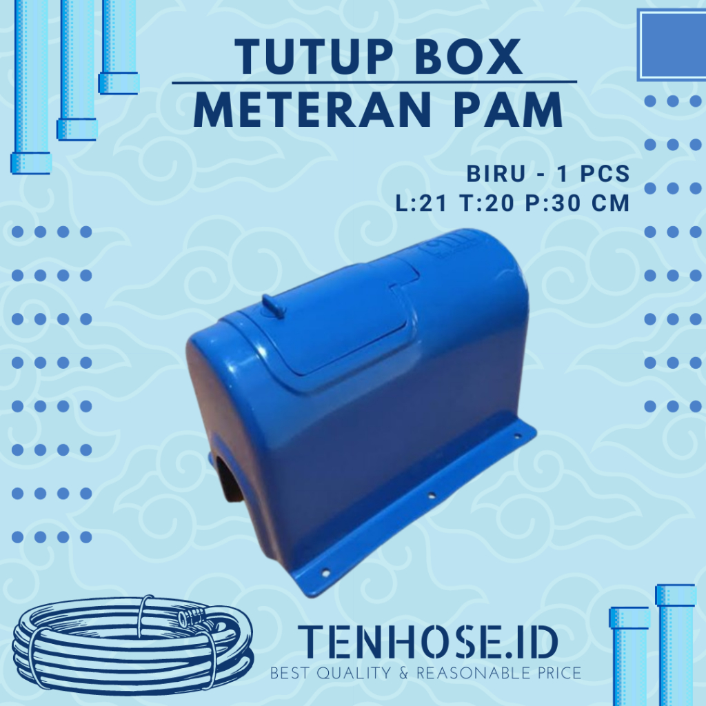 Jual BIRU - Tutup Box Meteran Air PDAM Per PCS (1 PCS) / Box Water ...