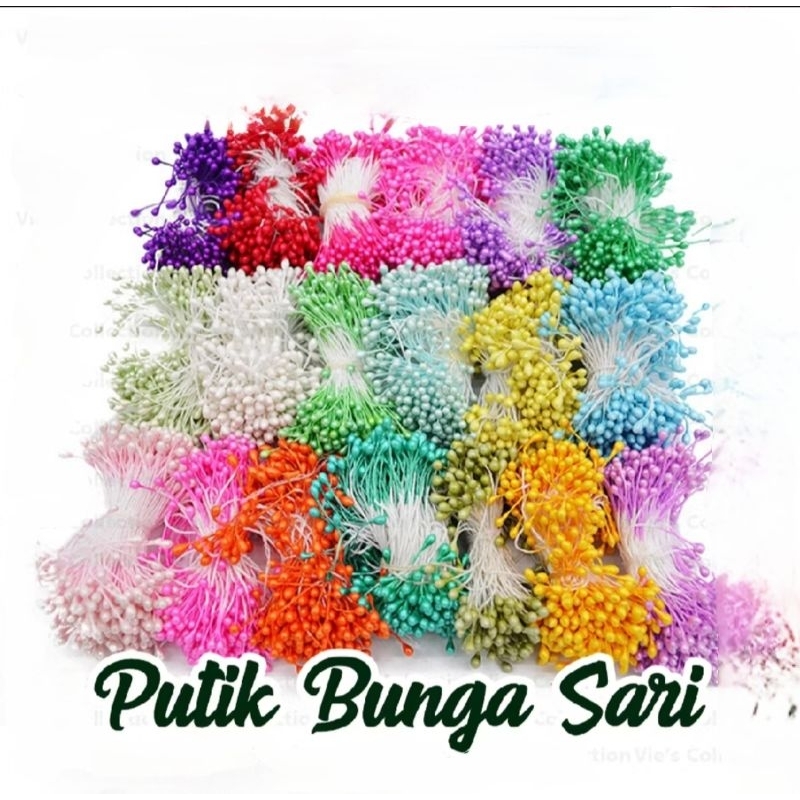 Jual ( HARGA 1 IKAT ISI +/- 100 -120 pcs ) PUTIK BUNGA , PUTIK SARI ...