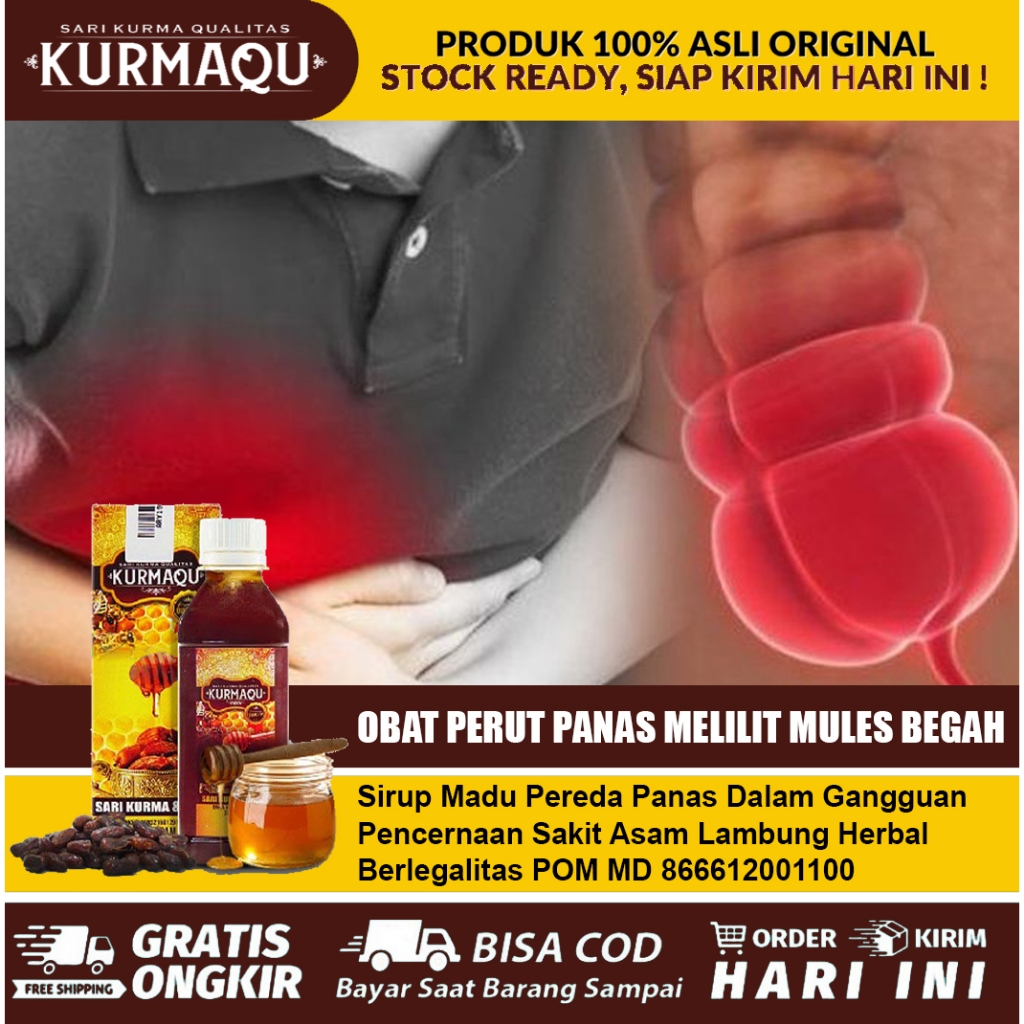 Jual Obat Perut Panas, Sakit Perut Melilit, Mules, Begah, Kembung ...