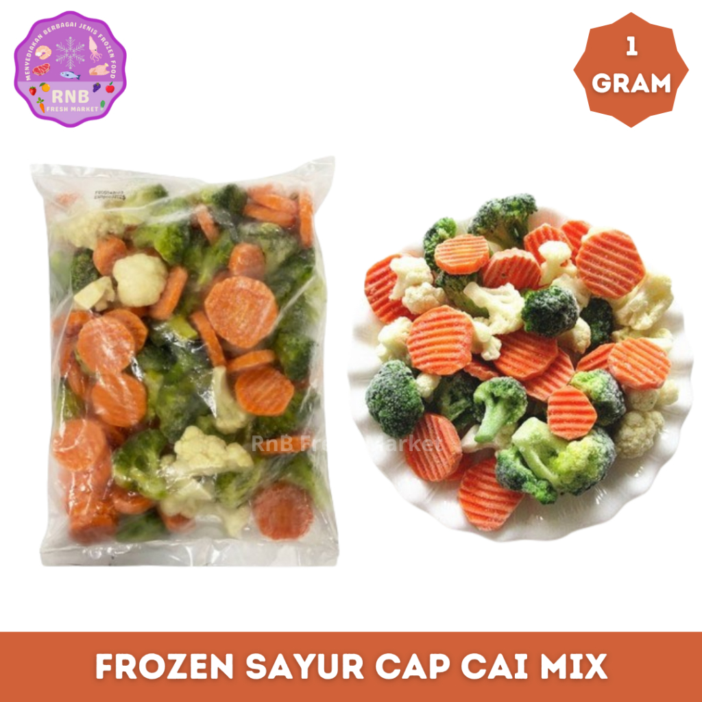 Jual Frozen Sayur Cap Cai Mix Netto 1 Kg | Shopee Indonesia