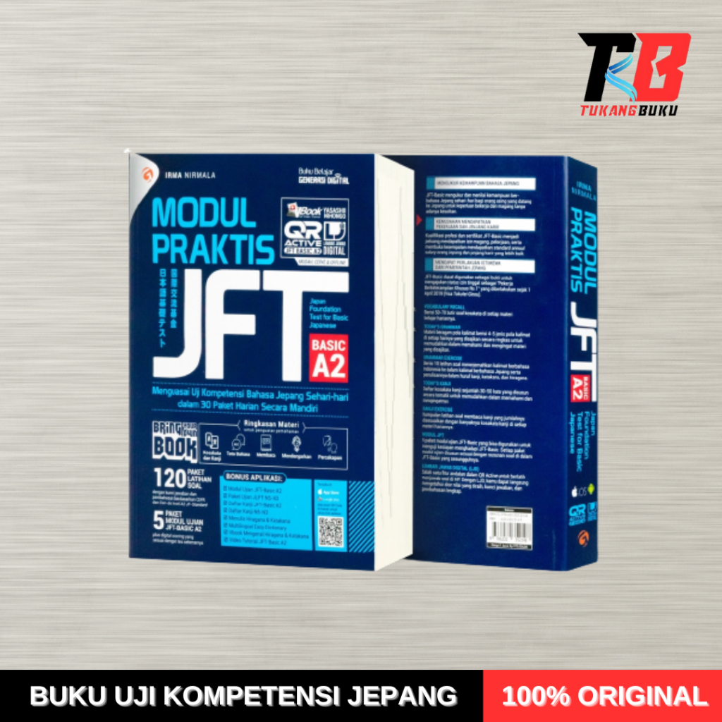 Jual BUKU UJI KOMPETENSI BAHASA JEPANG - MODUL PRAKTIS JFT BASIC A2 | Shopee Indonesia
