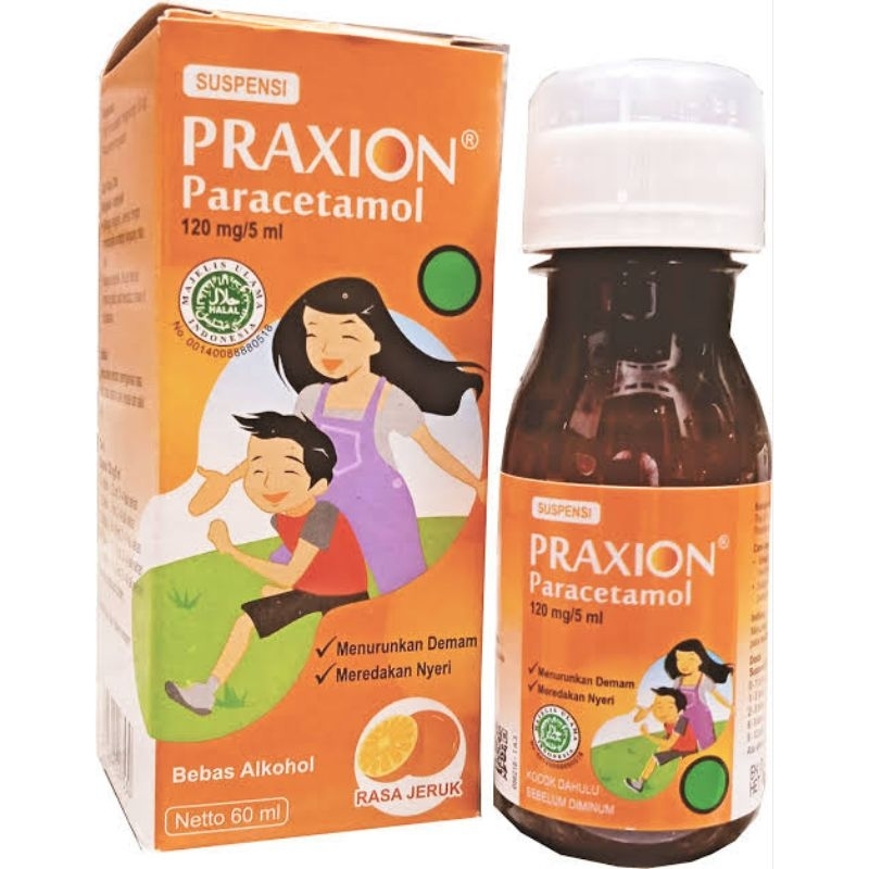 Jual Praxion 120 mg Sirup 60 ml Pharos / Obat Demam / Obat Sakit Kepala ...