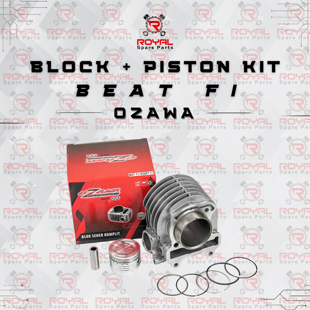 Jual BLOCK BLOK SEHER BEAT FI / SCOOPY FI KOMPLIT ASSY ORIGINAL OZAWA ...