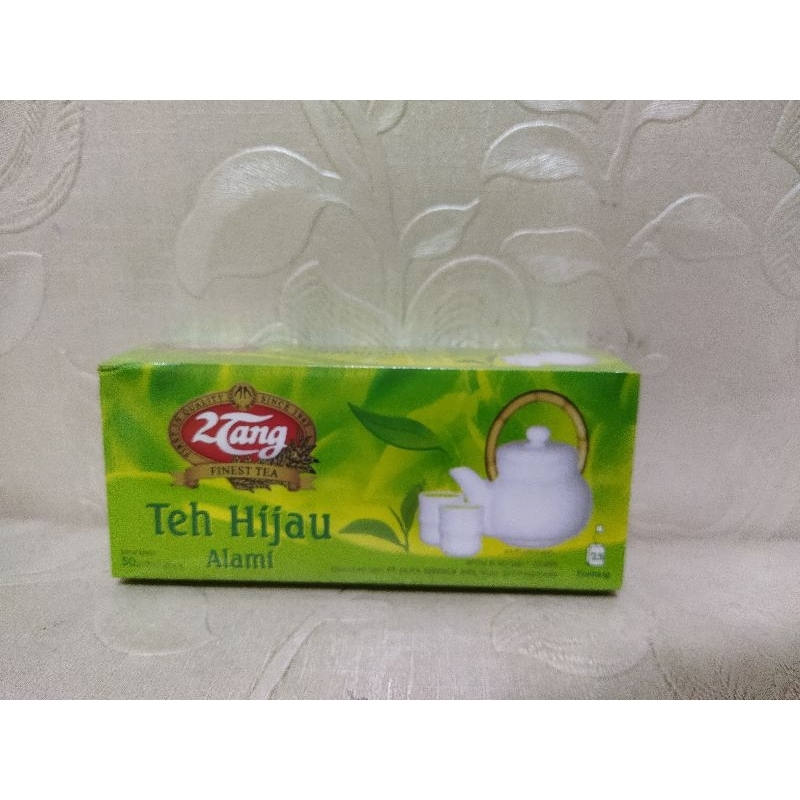 Jual TEH HIJAU ALAMI 2 TANG ISI 25 KANTONG / TEH HIJAU 2 TANG / TEH 2 ...
