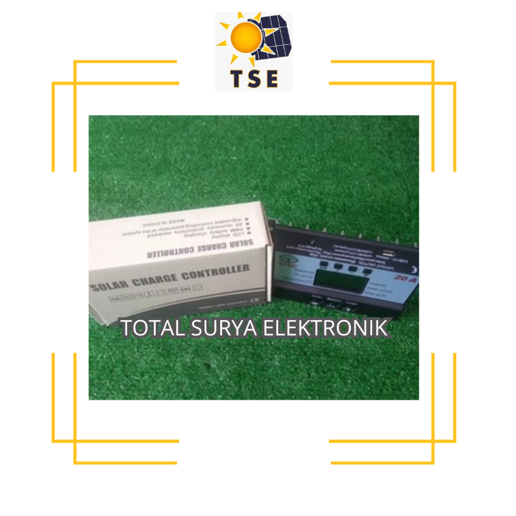Jual KONTROLLER PANEL SURYA PWM STEC 20A DIGITAL | Shopee Indonesia