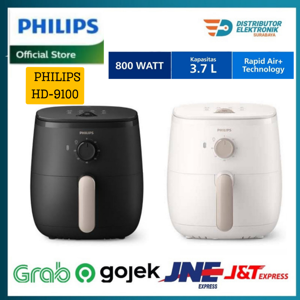 Jual PHILIPS AIRFRYER HD9100/80 - 800 Watt- Multifungsi - air fryer ...