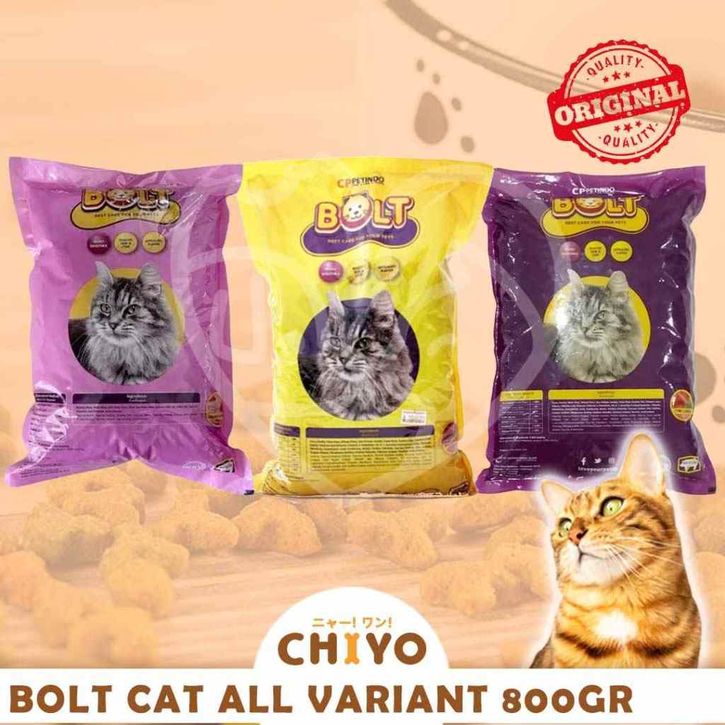 Jual MAKANAN KUCING BOLT REPACK 800GR - CAT FOOD | Shopee Indonesia
