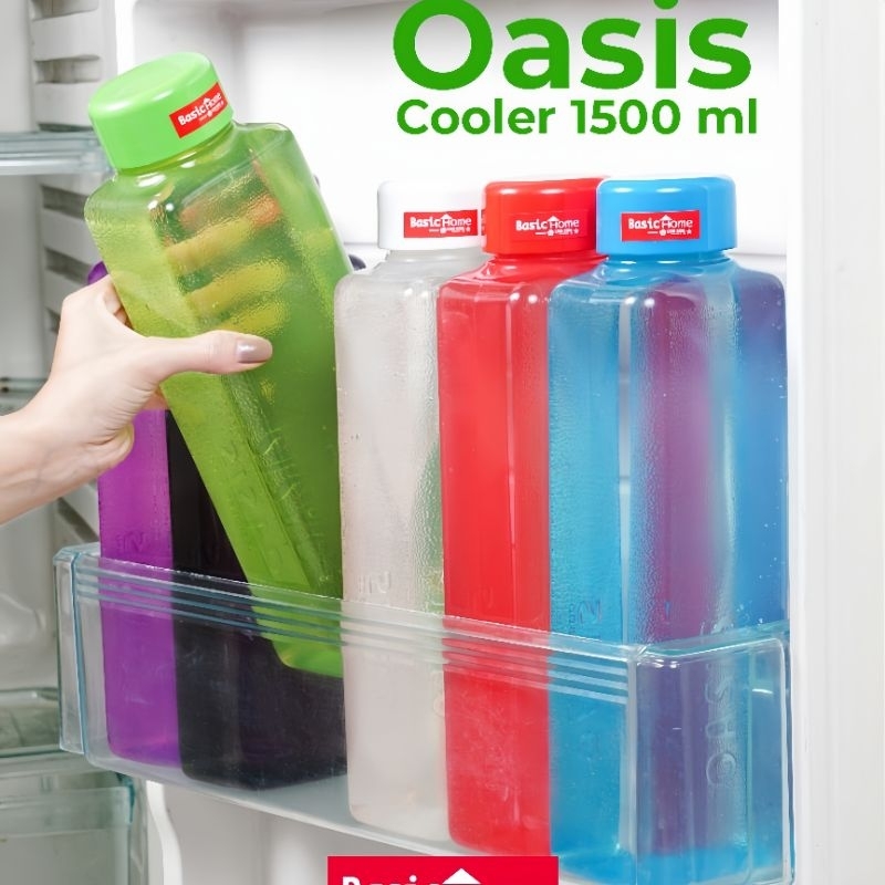 Jual Botol Minum Kulkas 1.5 Liter Botol Cooler Basic Home - Lion Star ...