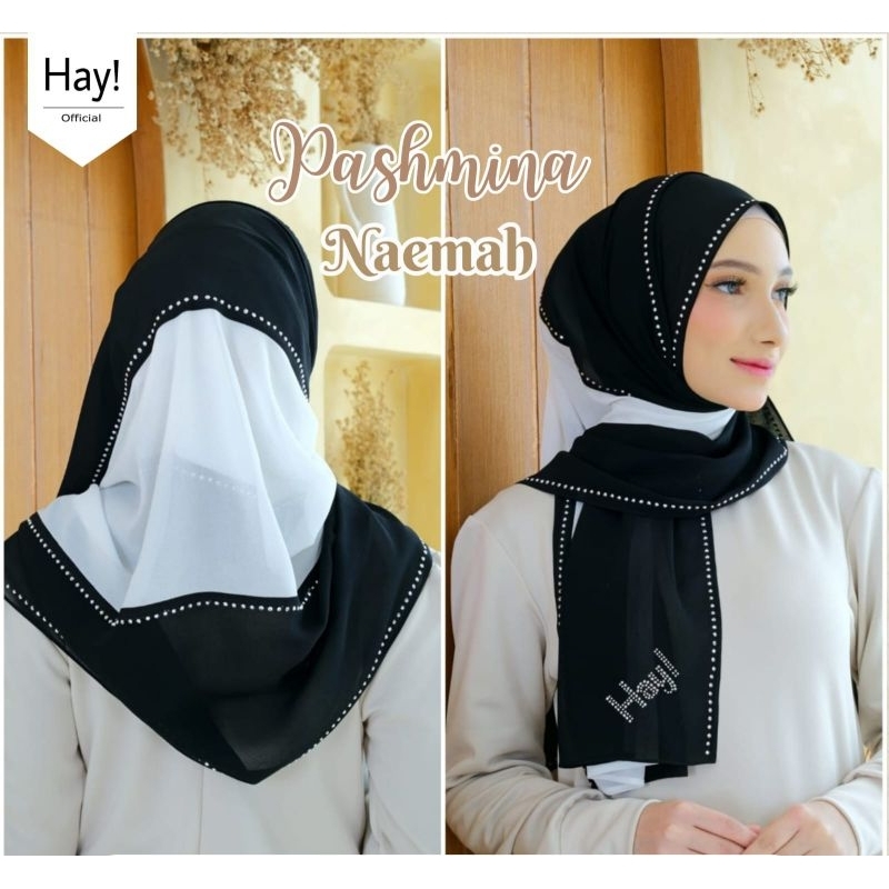 Jual Pashmina hijab Naemah sifon ceruty by Hay! COD | Shopee Indonesia