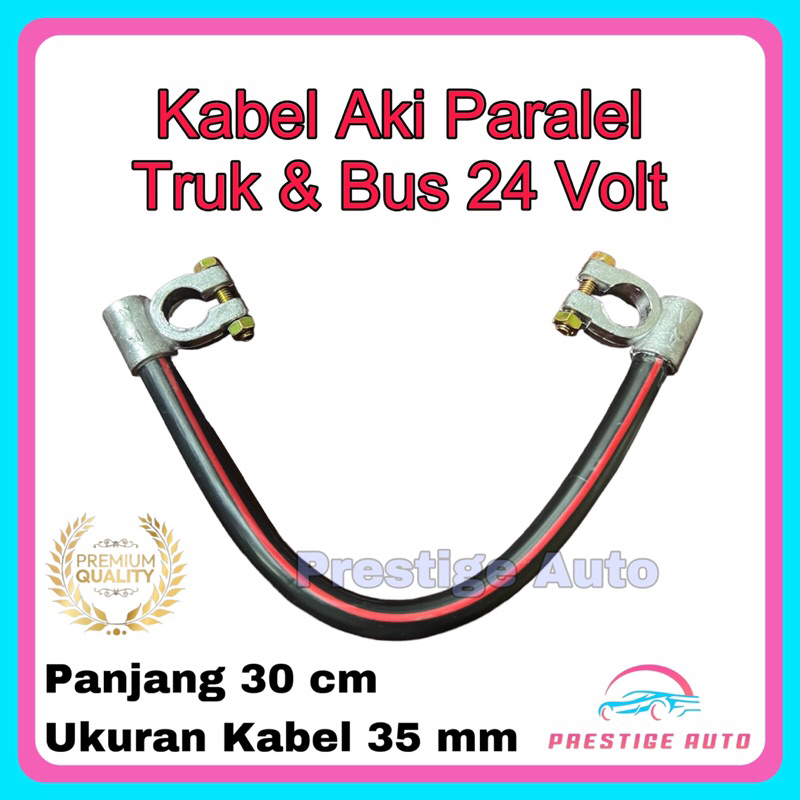 Jual Kabel Aki Paralel / Seri / Gandeng 24 Volt Truk & Bus - Kabel Accu Paralel Dengan Kabel ...