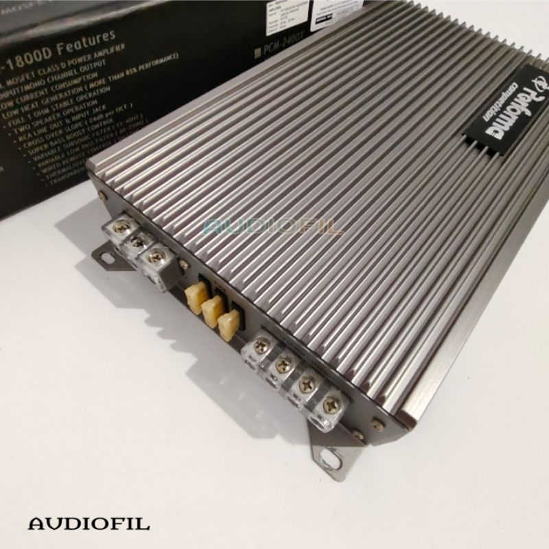 Jual AmpliI Class D Mobil Monoblock Performa PCM 1800 D Original Resmi ...
