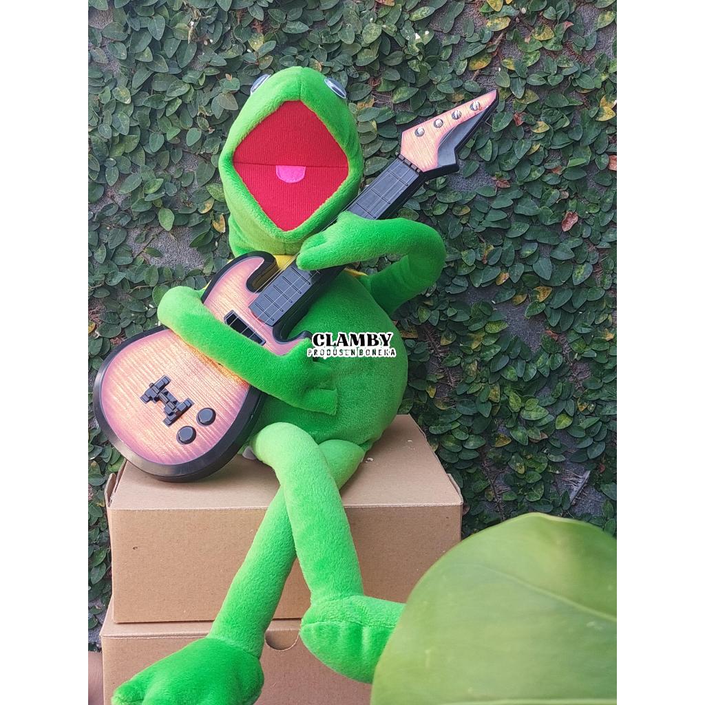 Jual Hand Puppet Kodok Kermit Ukuran +/- 70cm | Boneka Dongeng Boneka ...