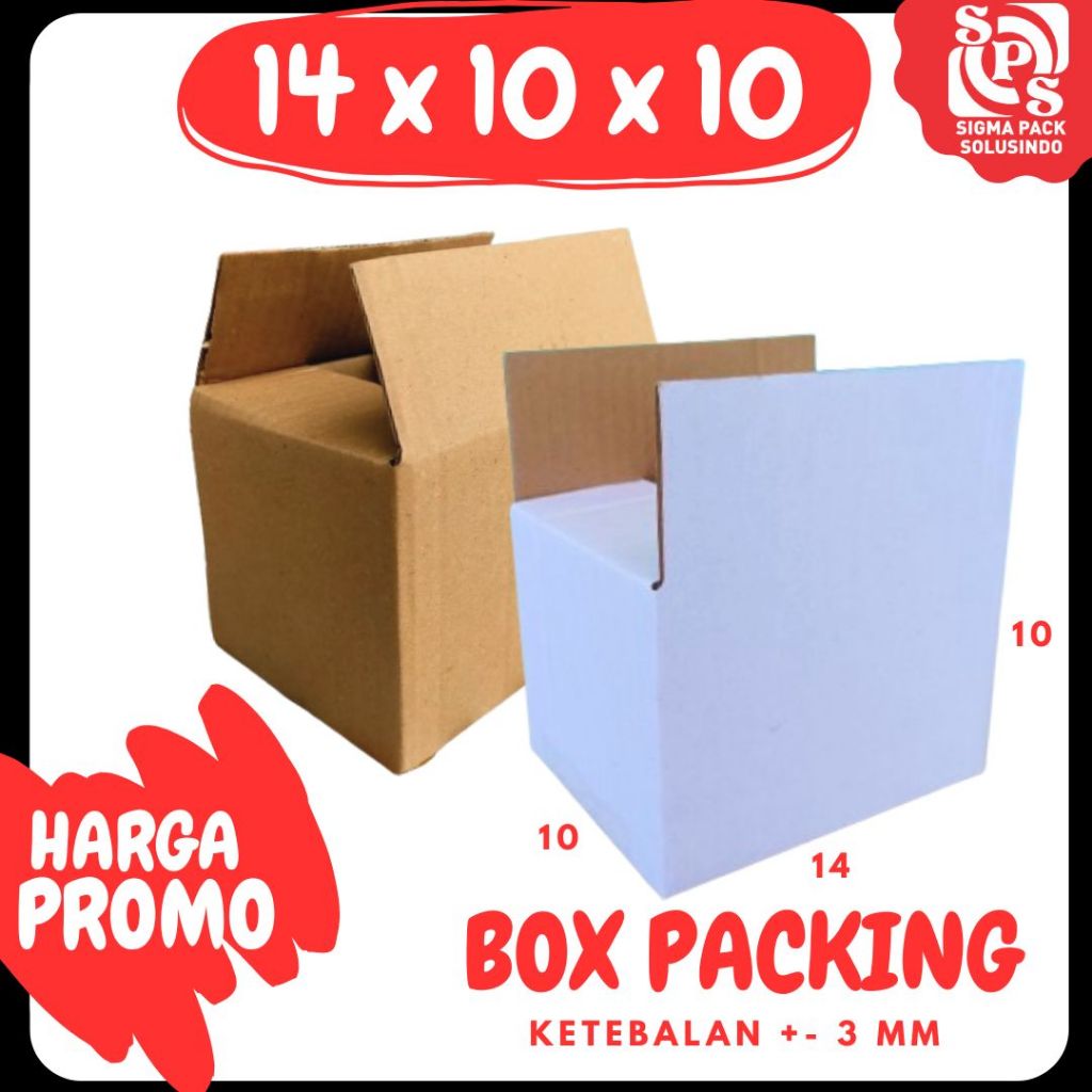 Jual Karton 14x10x10 Kardus A1 Packing Dus Kotak Kemasan Box Aksesoris ...