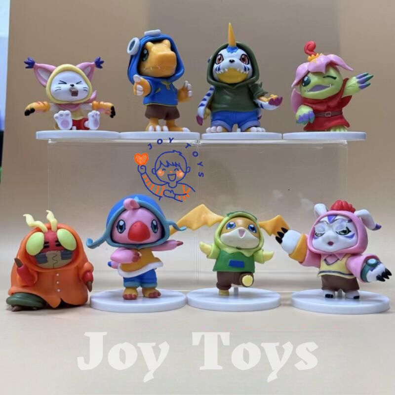 Jual DIGIMON HOODIE CHIBI 8 PCS DIGIMON FIGURE 230 | Shopee Indonesia