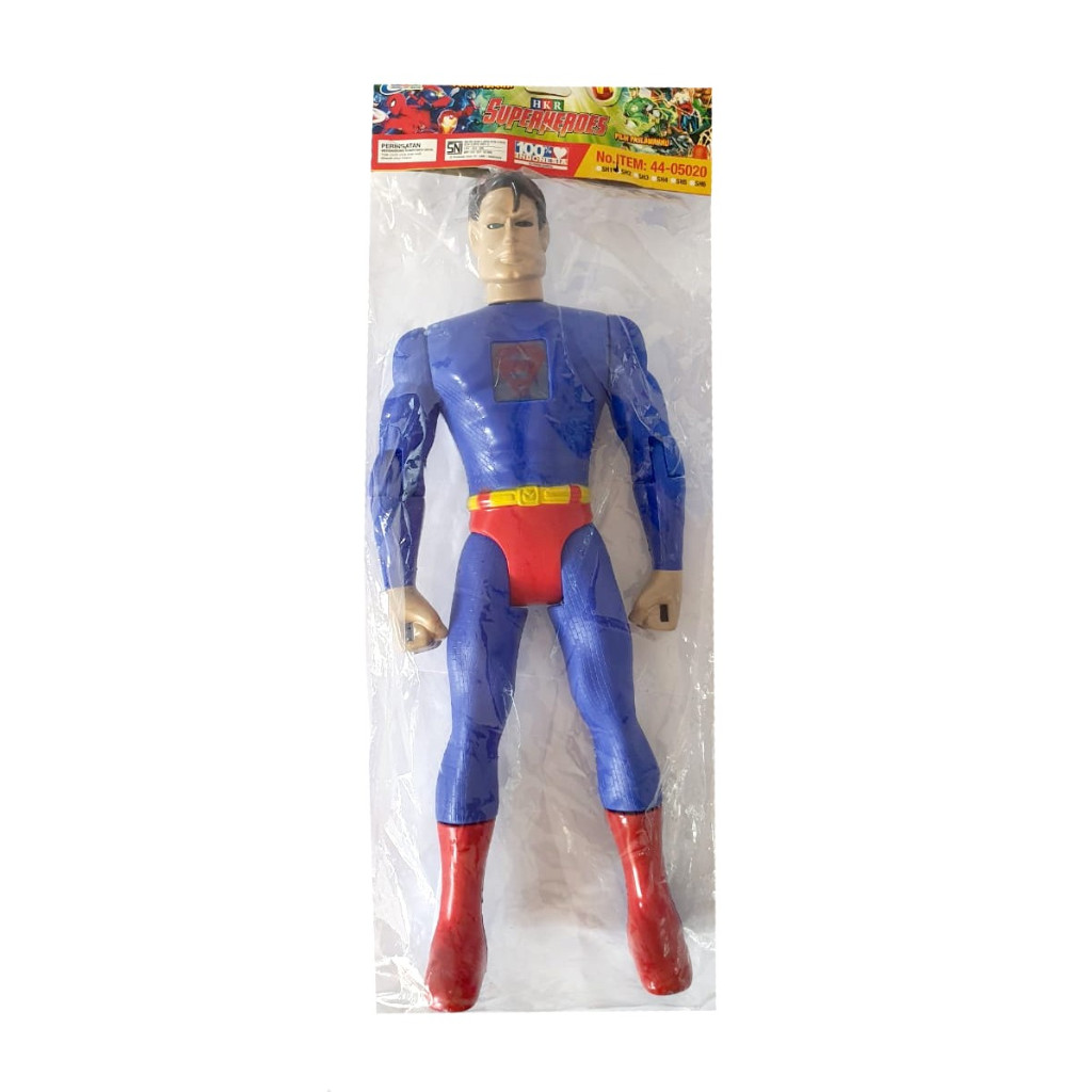 Jual Mainan Edukasi Figure Robot Superman Plastik Bersuara | Shopee ...