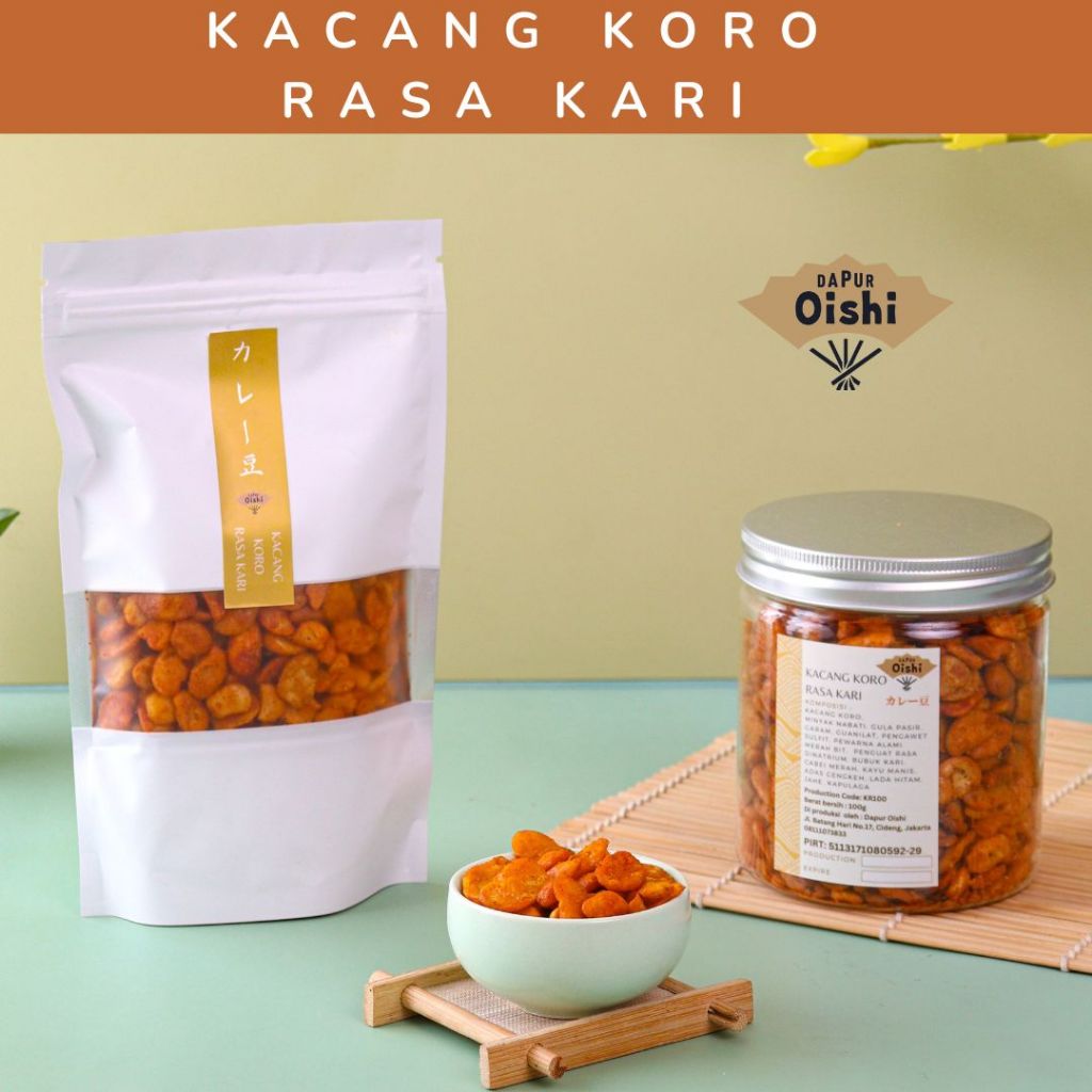 Jual Curry Nuts Kacang Koro Rasa Kari Jepang | Vegan Vegetarian Snack ...