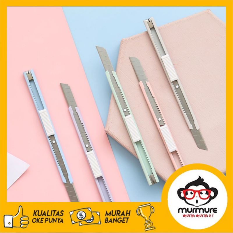 Jual MURMURE I MORANDI PASTEL ART KNIFE CUTTER / CUTTER WARNA MORANDI ...