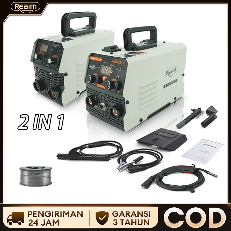 Jual 2 in 1 Mesin Las Jerman Mesin Las Mig 450 Watt Tanpa Gas Welding Machine Mesin Las Mini MMA ...