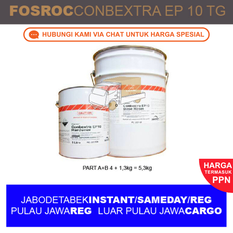 Jual FOSROC Conbextra EP 10 TG EP10TG / Cairan Perekat Beton Injeksi ...