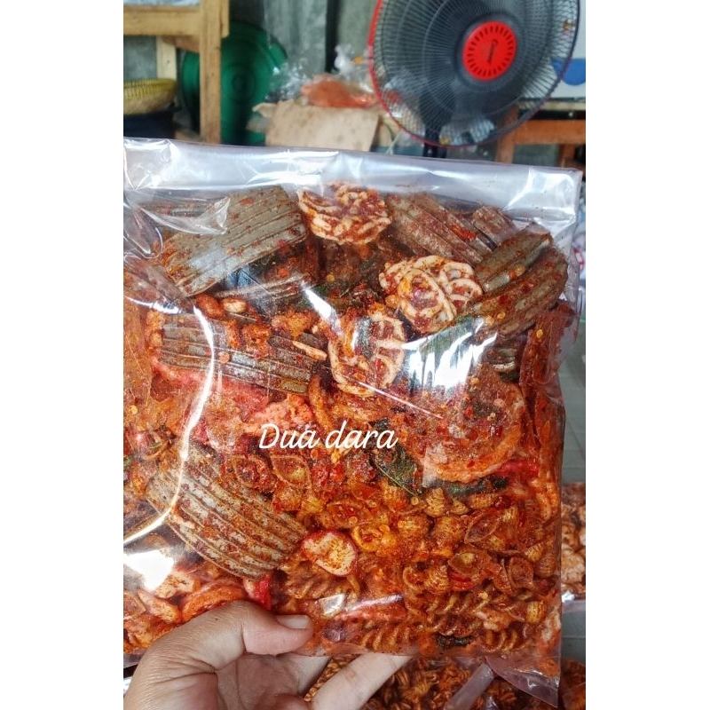 Jual Seblak mix campur serba ada isi 500gr pedas daun jeruk | Shopee ...