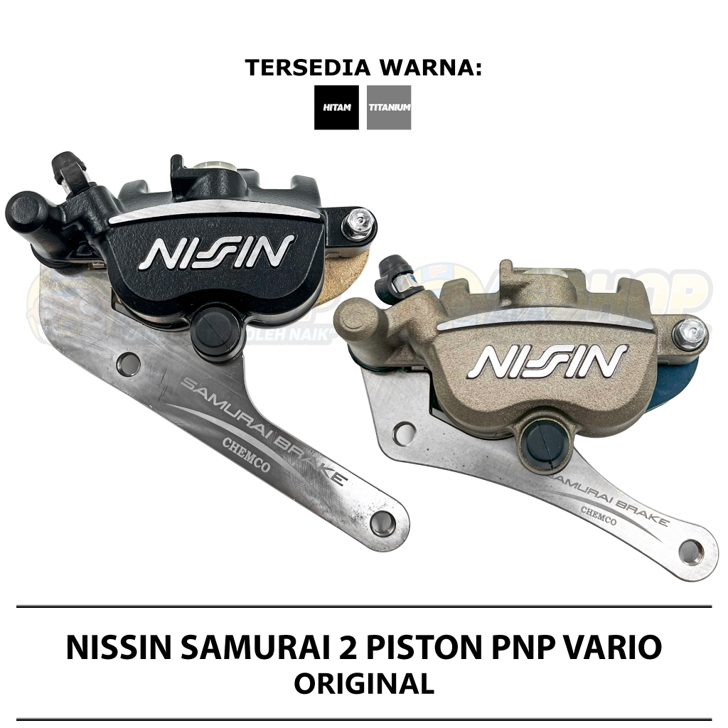 Jual Kaliper Nissin Samurai Brake 2 Piston Original Vario Beat Scoopy Spacy | Shopee Indonesia