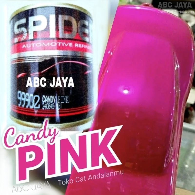 Jual Cat SPIDER LABA-LABA 99902 Candy Tone Pink 200ml Candytone Merah ...