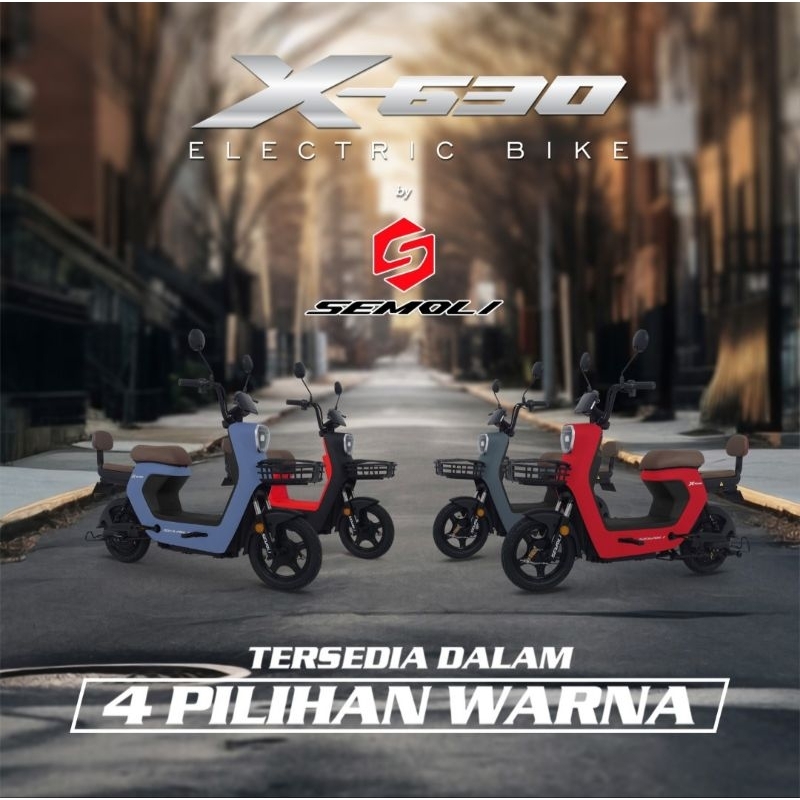 Jual Semoli X630 Sepeda Listrik dari Exotic Pacific Harga Sepeda ...
