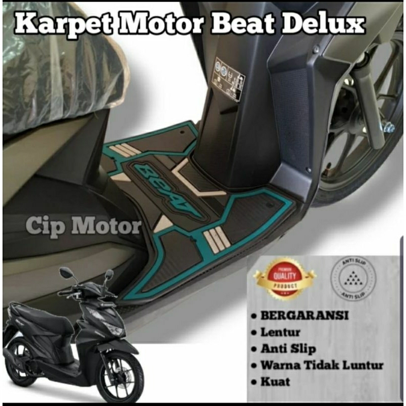 Jual Karpet Karet pijakan kaki Honda Beat Deluxe 2020 2021 2022 2023 2024 Beat Street | Shopee ...