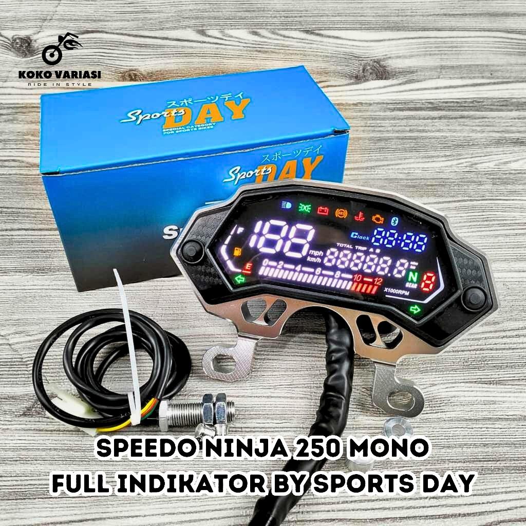 Jual Speedo Digital Ninja Mono 250 Import Day Spido Ninja Mono | Shopee ...