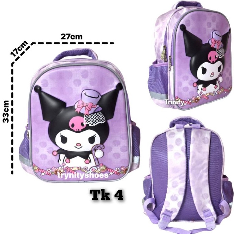 Jual KODE A94N TAS RANSEL SANRIO KUROMI MELODY CINOMORO ANAK PEREMPUAN PAUD TK SD TAS SEKOLAH ...