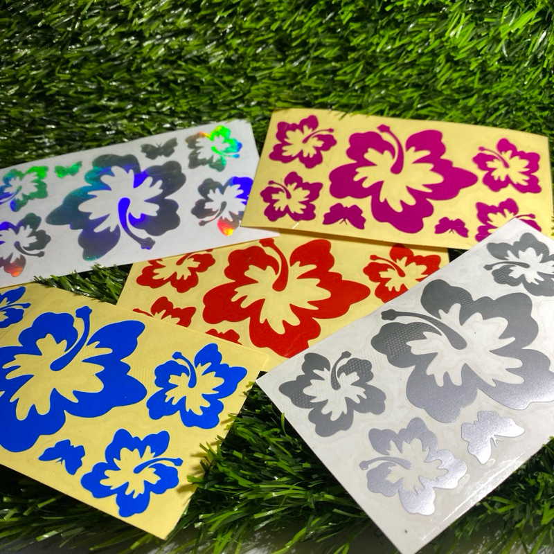 Jual stiker helm bunga cantik cutting sticker | Shopee Indonesia