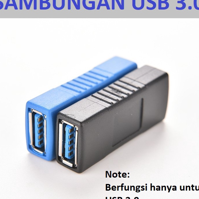 Jual KP8 Adapter Coupler Connector USB 3 Type A Female to Female ...