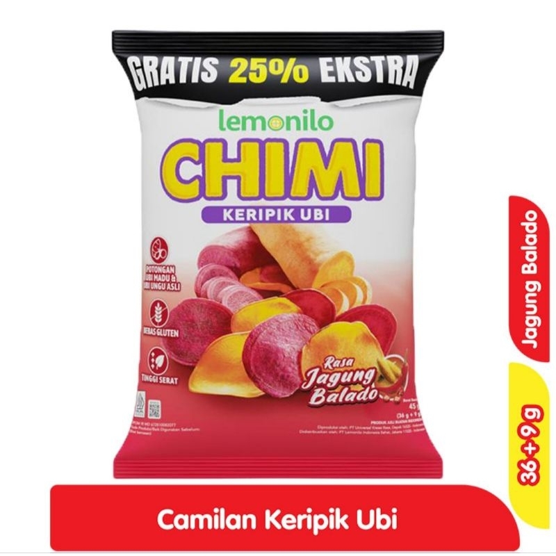Jual Lemonilo Chimi Keripik Ubi Jagung Balado | Shopee Indonesia