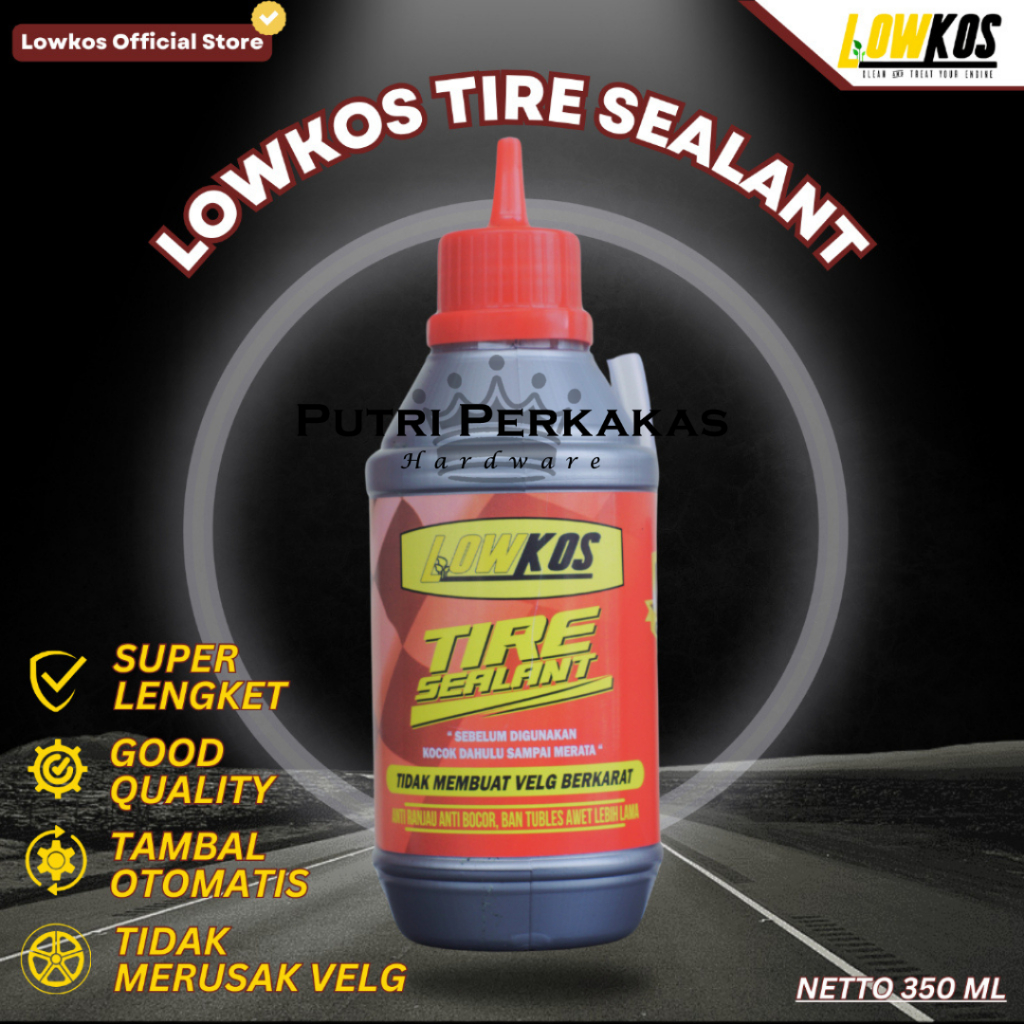 Jual LOWKOS - CAIRAN BAN TUBLES 350ml Tire Sealant Anti Ranjau Paku ...