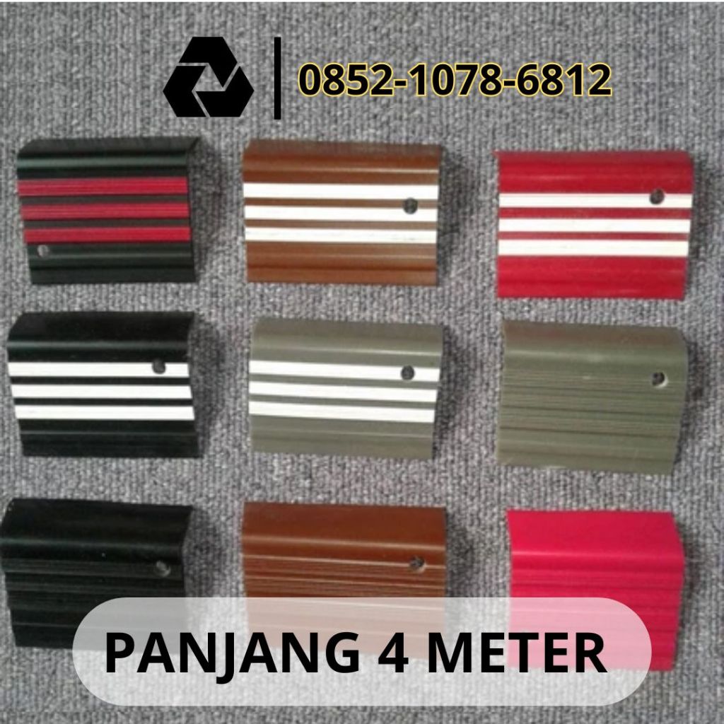 Jual Karet List Tangga Step nossing Anti Slip Pengaman Siku Tangga 2 ...