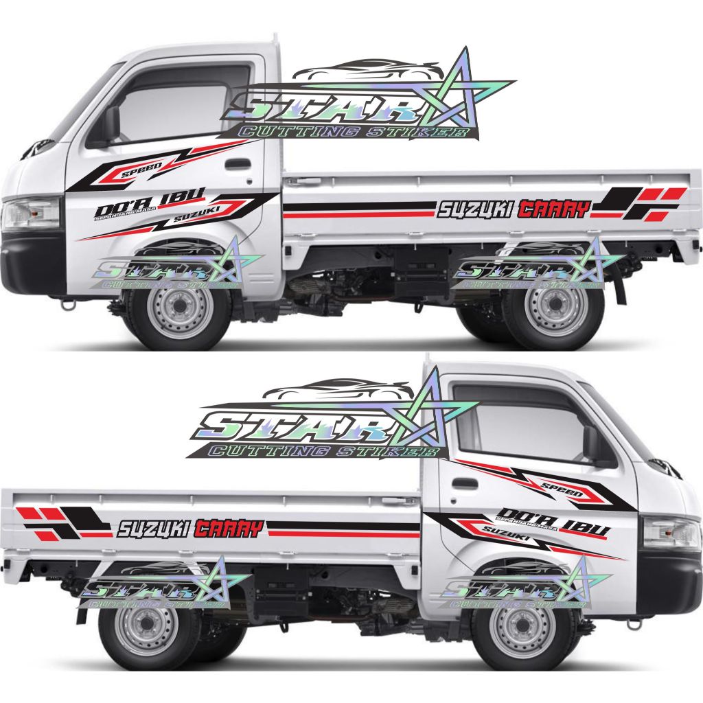 Jual Stiker mobil pick up new carry sticker bodi mobil new carry stiker ...
