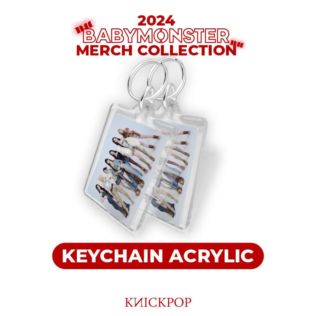 Jual BABYMONSTER KEYCHAIN ACRYLIC MERCH BY KNICKPOP | Shopee Indonesia