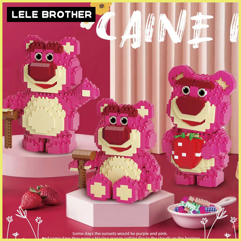 Jual LELE Mainan Bricks Lotso Edukasi Karakter Kartun Mainan Balok DIY ...