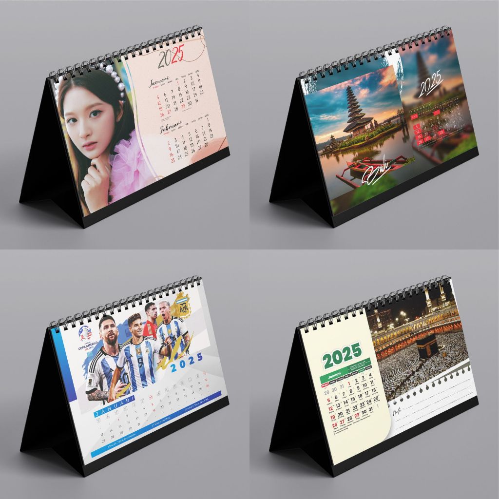 Jual Kalender Duduk, Kalender Meja, Kalender 2025, Kalender Meja Custom ...