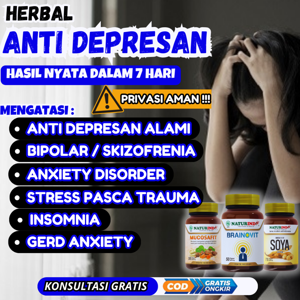 Jual Obat Antidepresan Anti Depresi Anxiety Kecemasan Gerd Anxiety ...