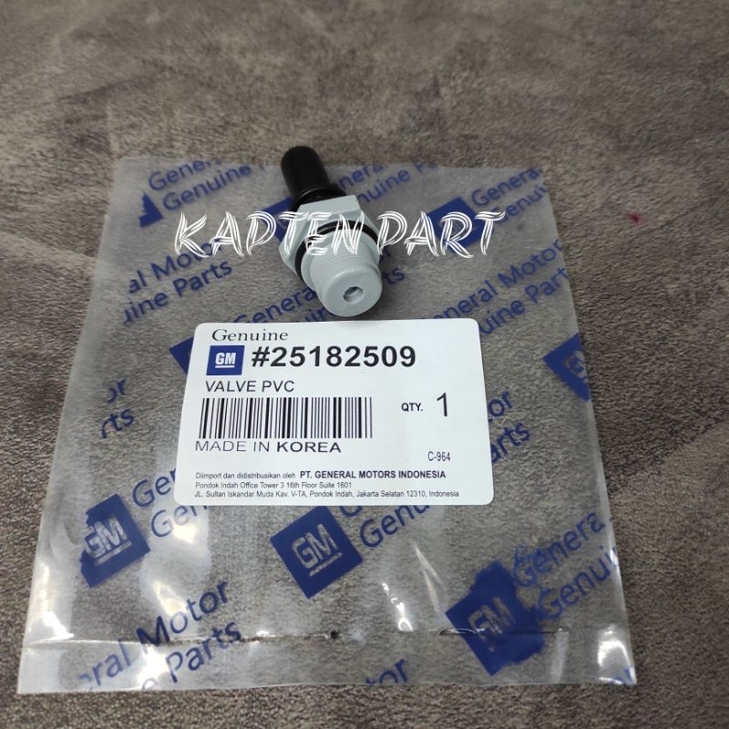 Jual VALVE PCV POSITIF CRANKSHAFT KATUP PIPA PVC CHEVROLET SPIN 1.5 ...
