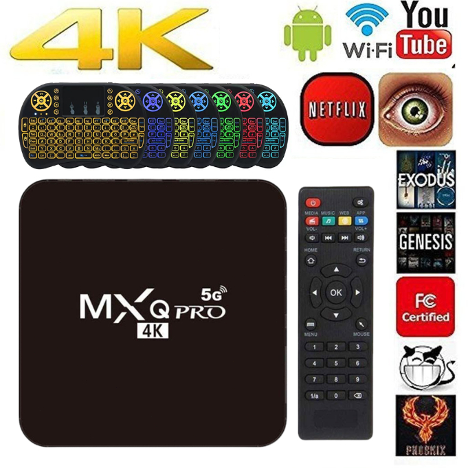 Jual 2025 Latest Android TV Box Ultra HD 4K Wifi Smart TV Box MXQ Pro ...